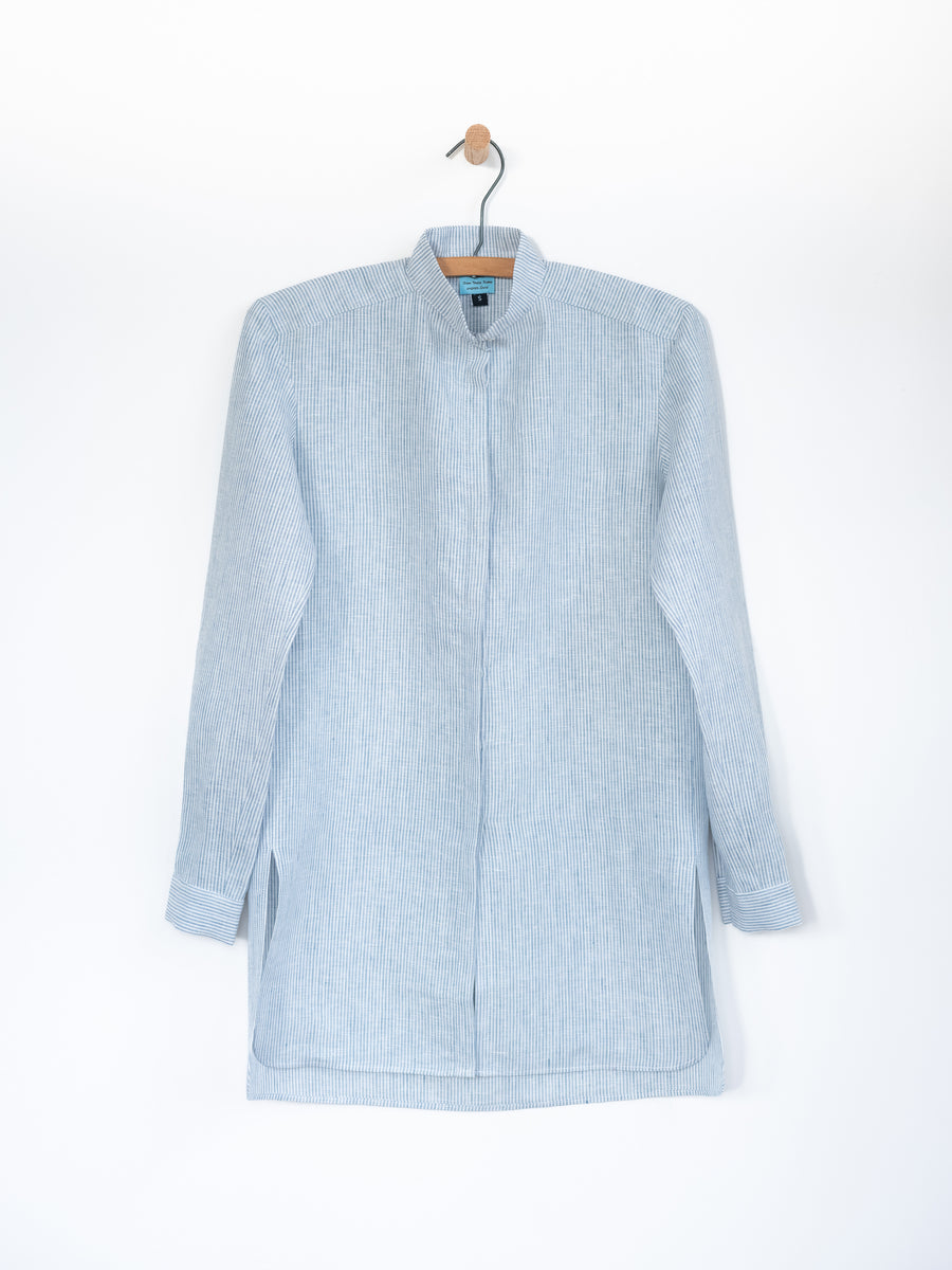 Mandarin Tunic in Linen – Gum Tree Farm Designs